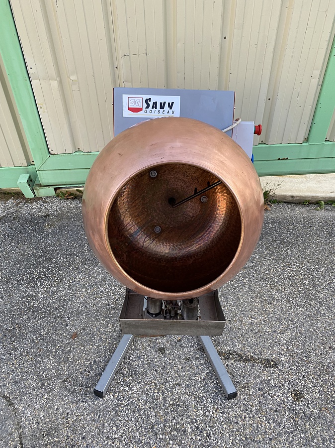 turbine à pralines SAVY GOISEAU - pralineuse 20kg de production ...